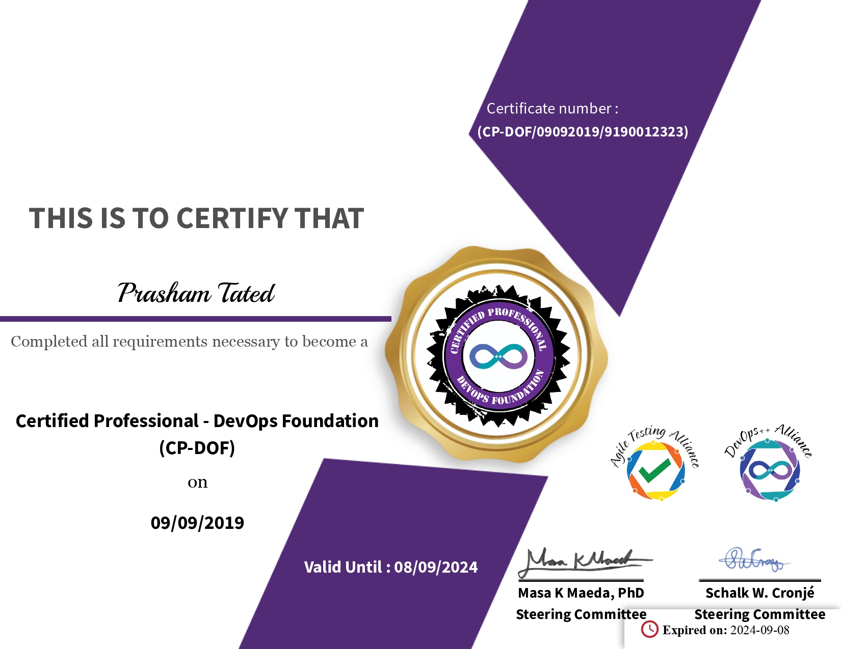 Prasham Tated | Senior DevOps Engineer - SRE - Cloud Architect